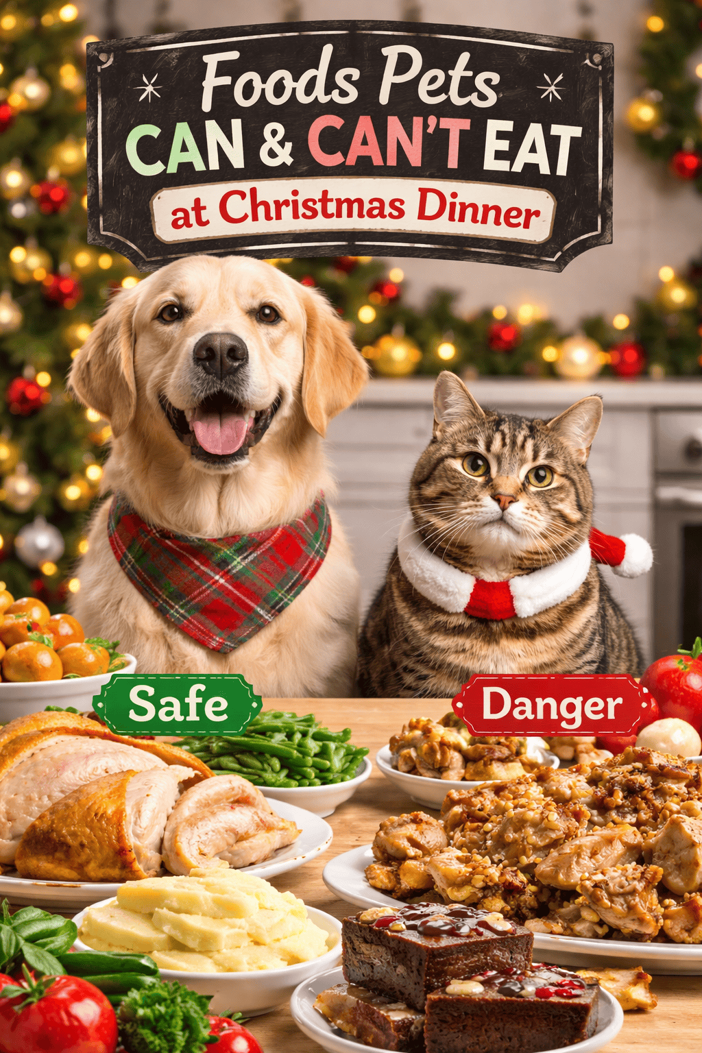 Foods Pets Can and Can’t Eat During Christmas Dinner - Other People's Pets
